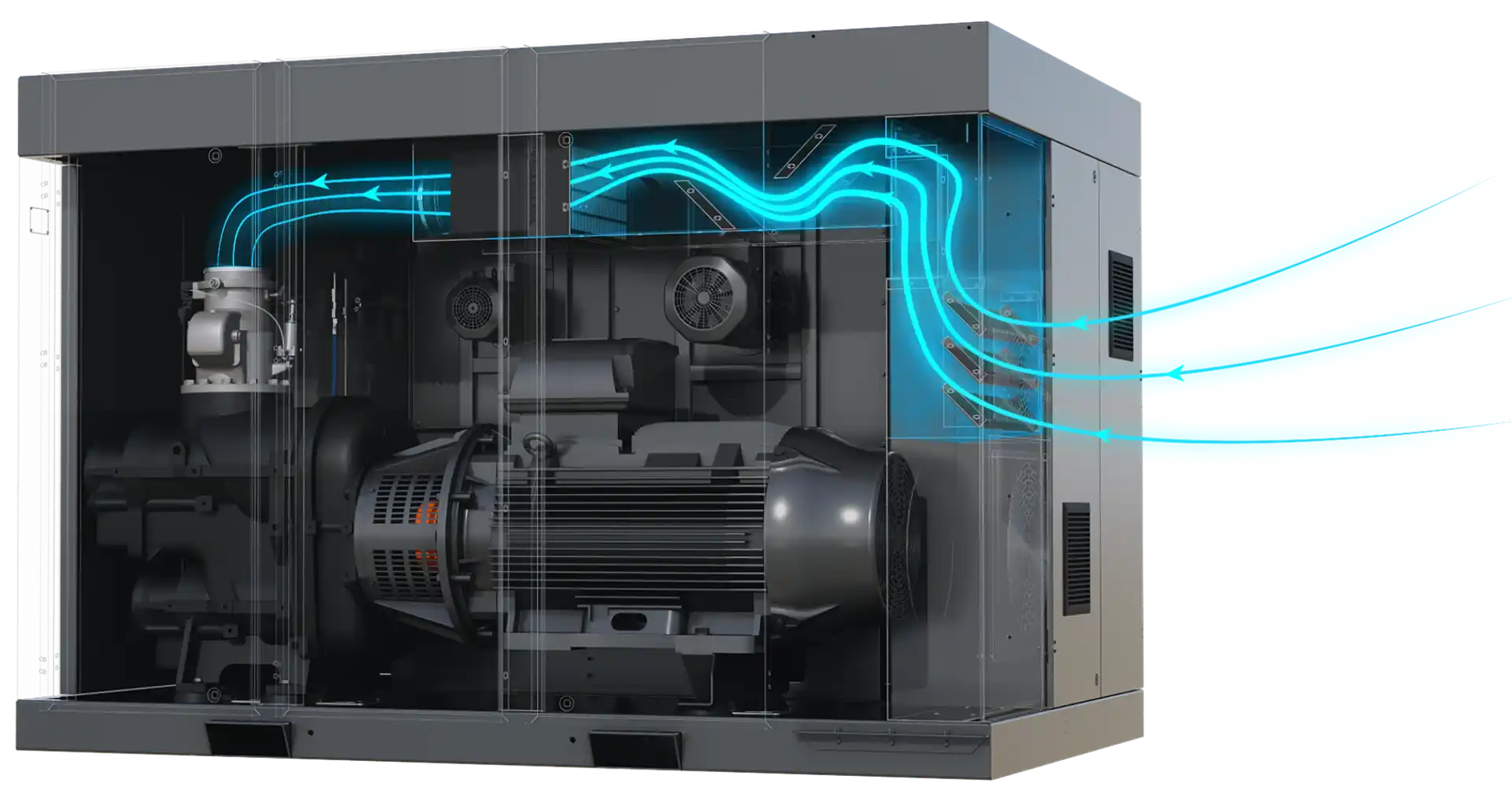 Hertz Impetus Series Rotary Screw Air Compressors | High-Efficiency Two ...