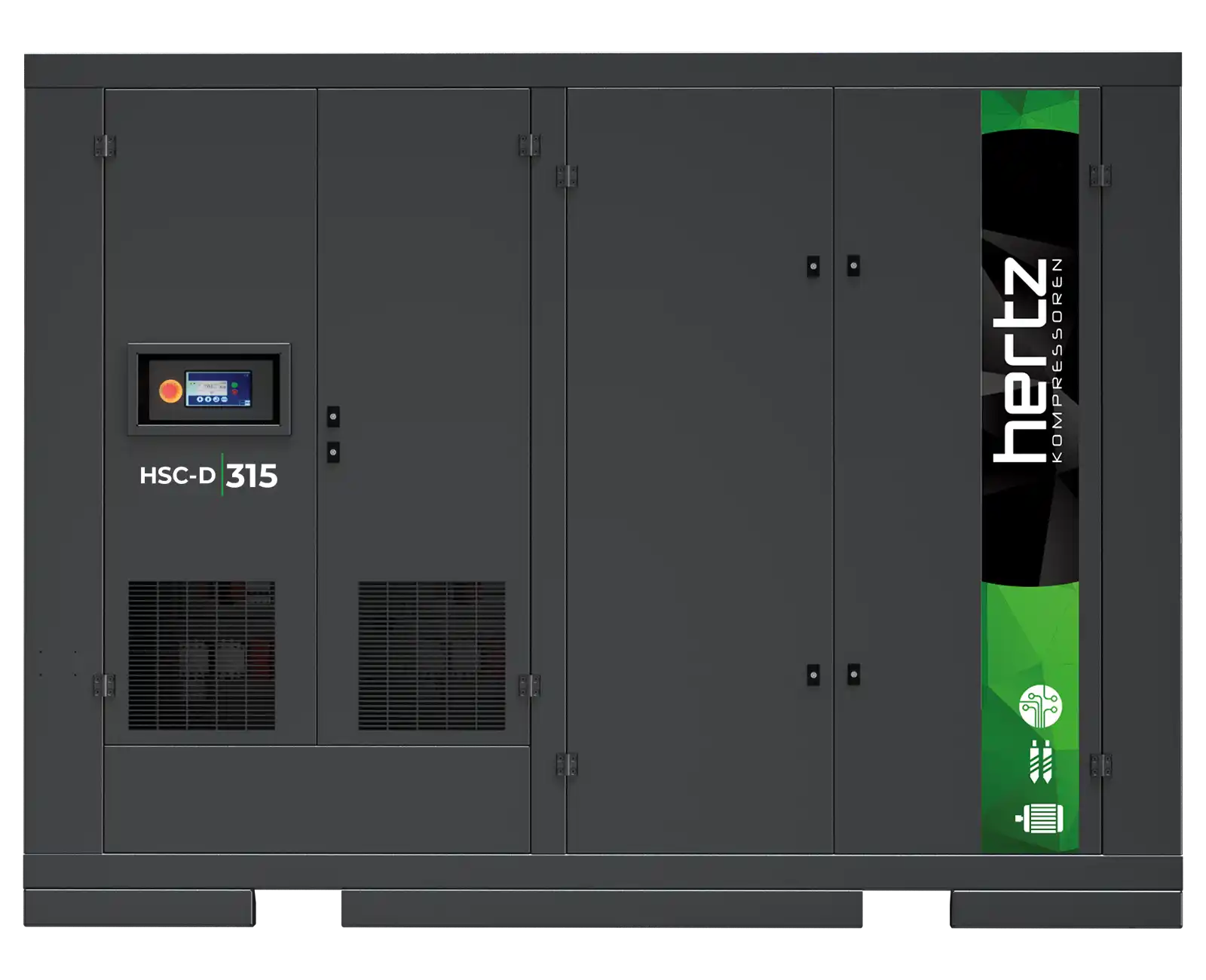 Hertz HSC-D Series Rotary Screw Air Compressors | High-Efficiency ...